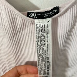 Zara | Tops | Zara White Limitless Contour Collection Cropped Tank ...